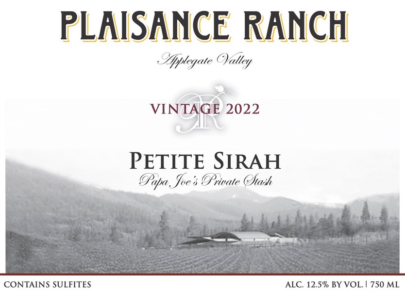 2022 Petite Sirah - Papa Joe's Private Stash from Plaisance Ranch | Vinoshipper