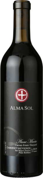 2019 Anne Marie Cuevas Estate Cabernet Sauvignon from Alma Sol Winery ...