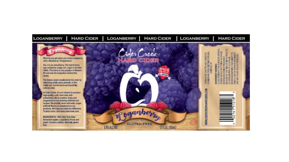 Loganberry Hard Cider from Cider Creek Hard Cider | VinoShipper