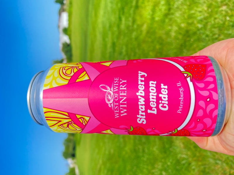 Strawberry Lemon Cider | West of Wise Winery | Fruit Wines | Vinoshipper