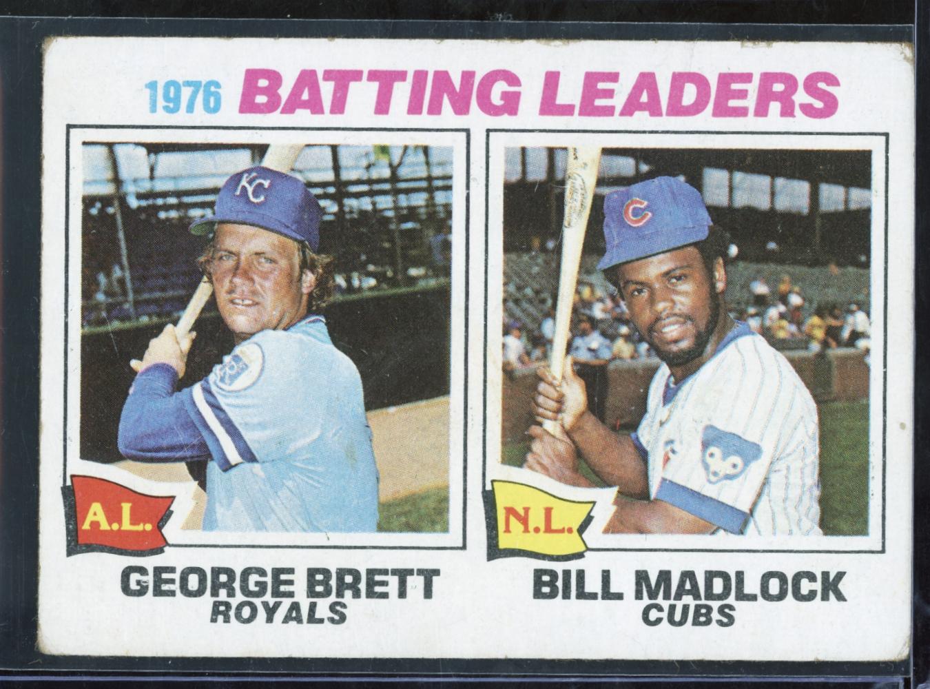 1977 Topps #1 1976 Batting Leaders (George Brett / Bill Madlock) | eBay