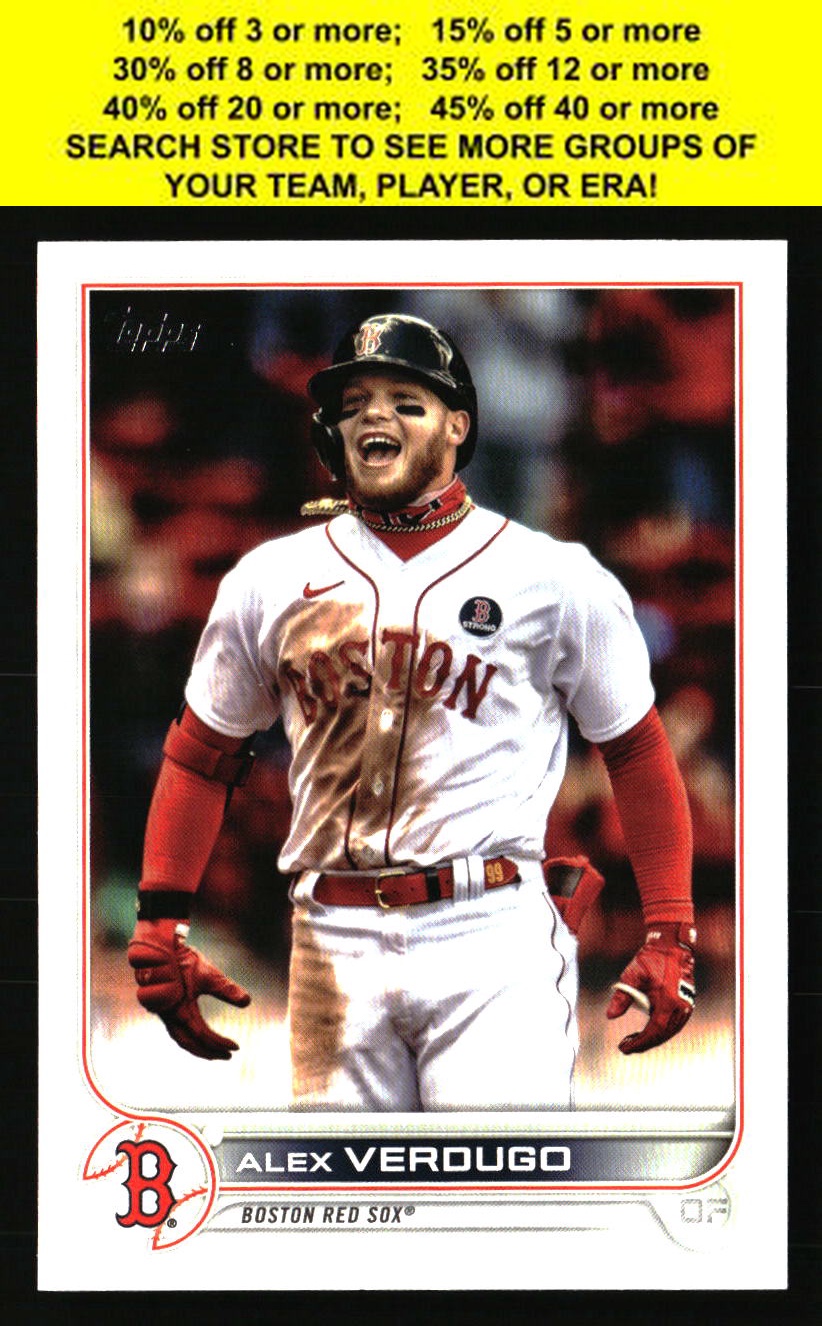 Boston Red Sox Baseball Cards Choose From 100s Player Qty Discount pt.3 ...