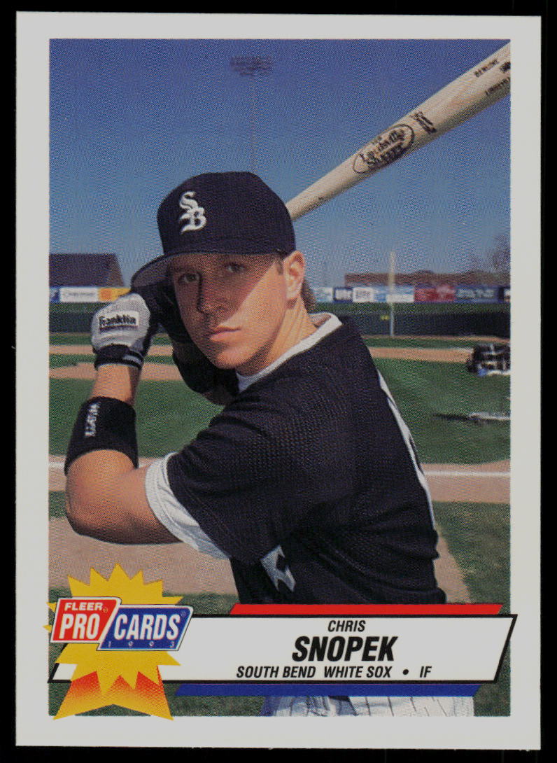 1993 Fleer ProCards Chris Snopek South Bend White Sox | eBay
