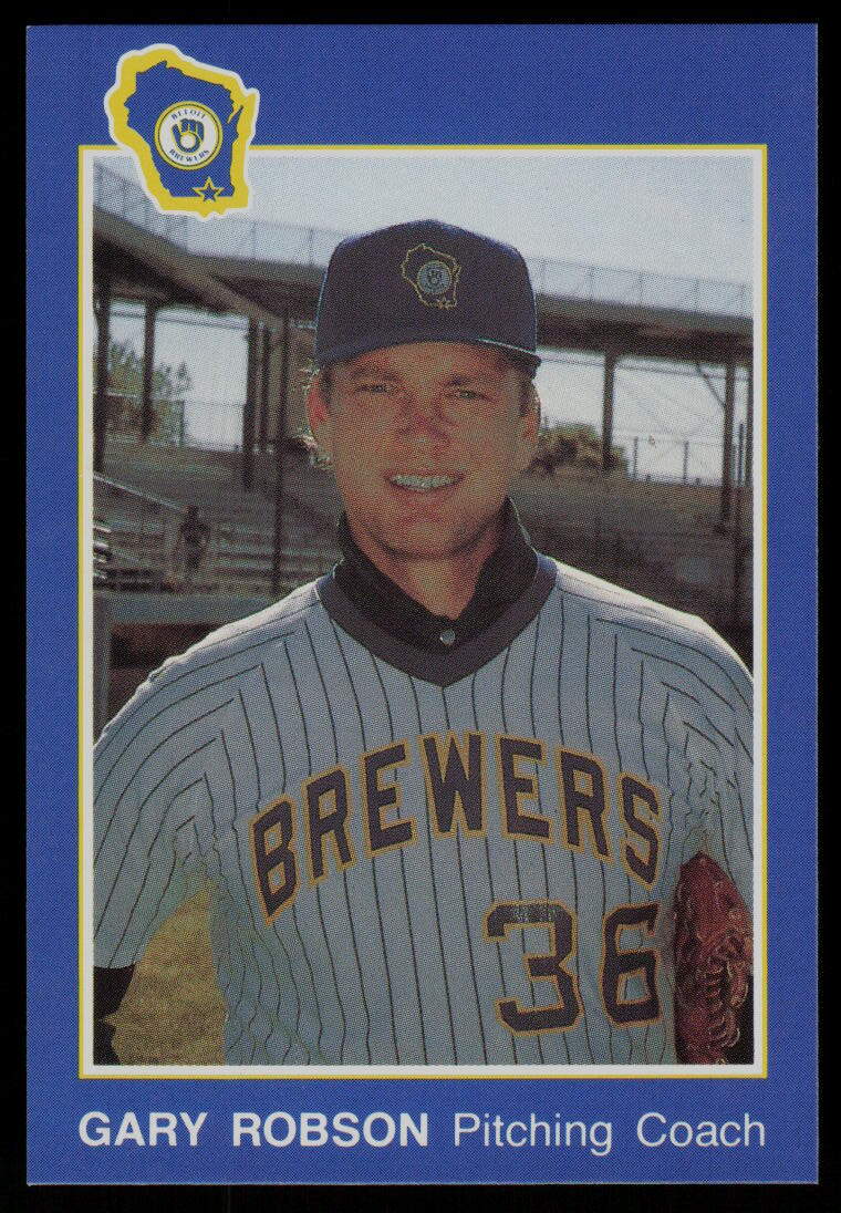 1988 Grand Slam Gary Robson Beloit Brewers | eBay