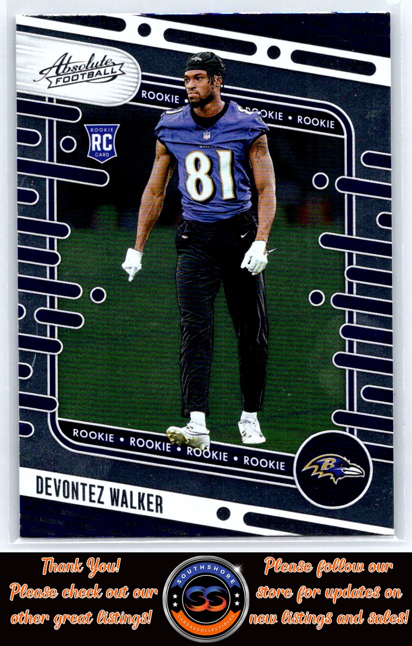 Devontez Walker Rookie Retail 2024 Panini Absolute #181 RC Baltimore ...