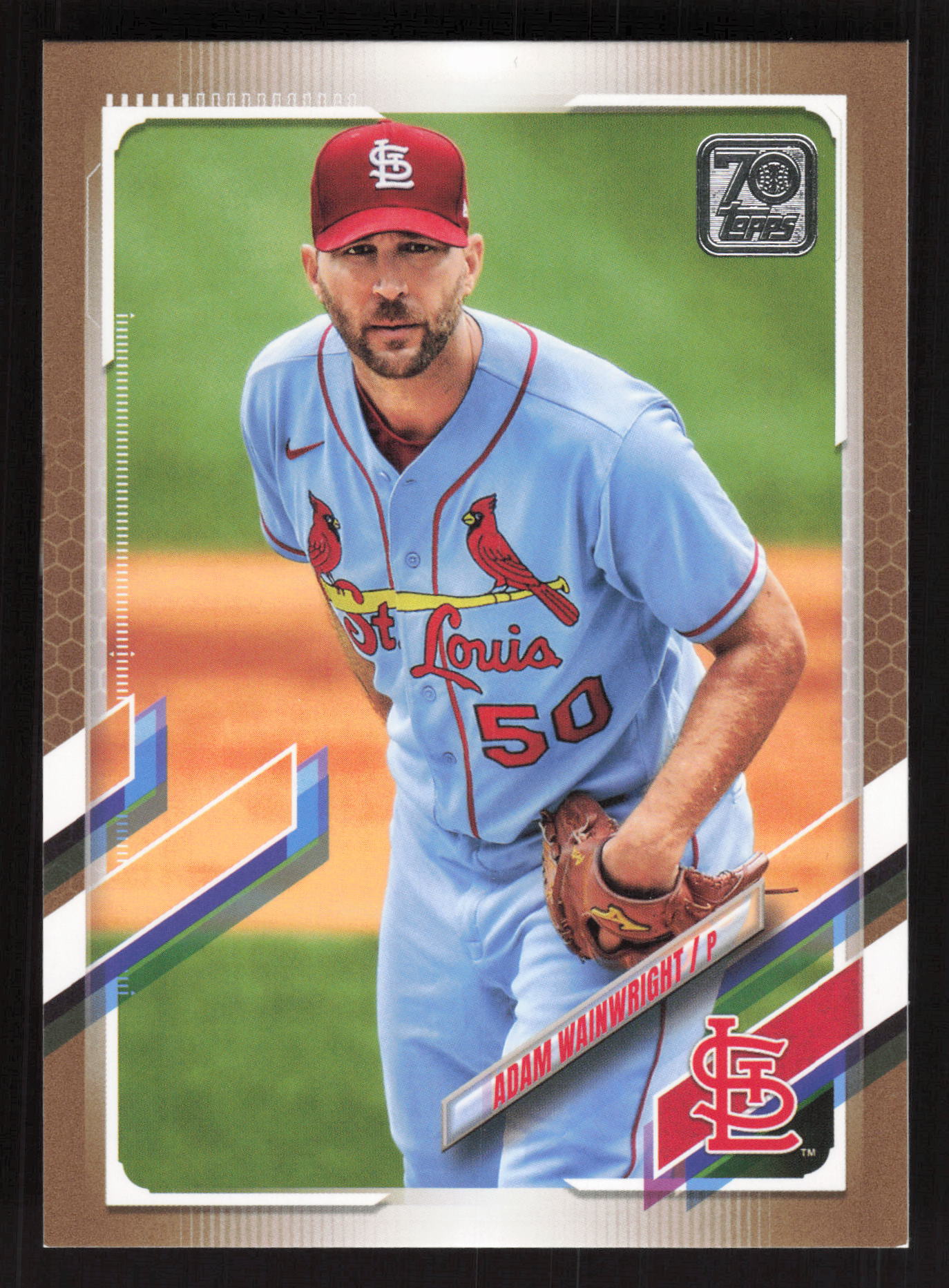 Adam Wainwright 2021 Topps #534 Gold Parallel /2021 |0105 | eBay