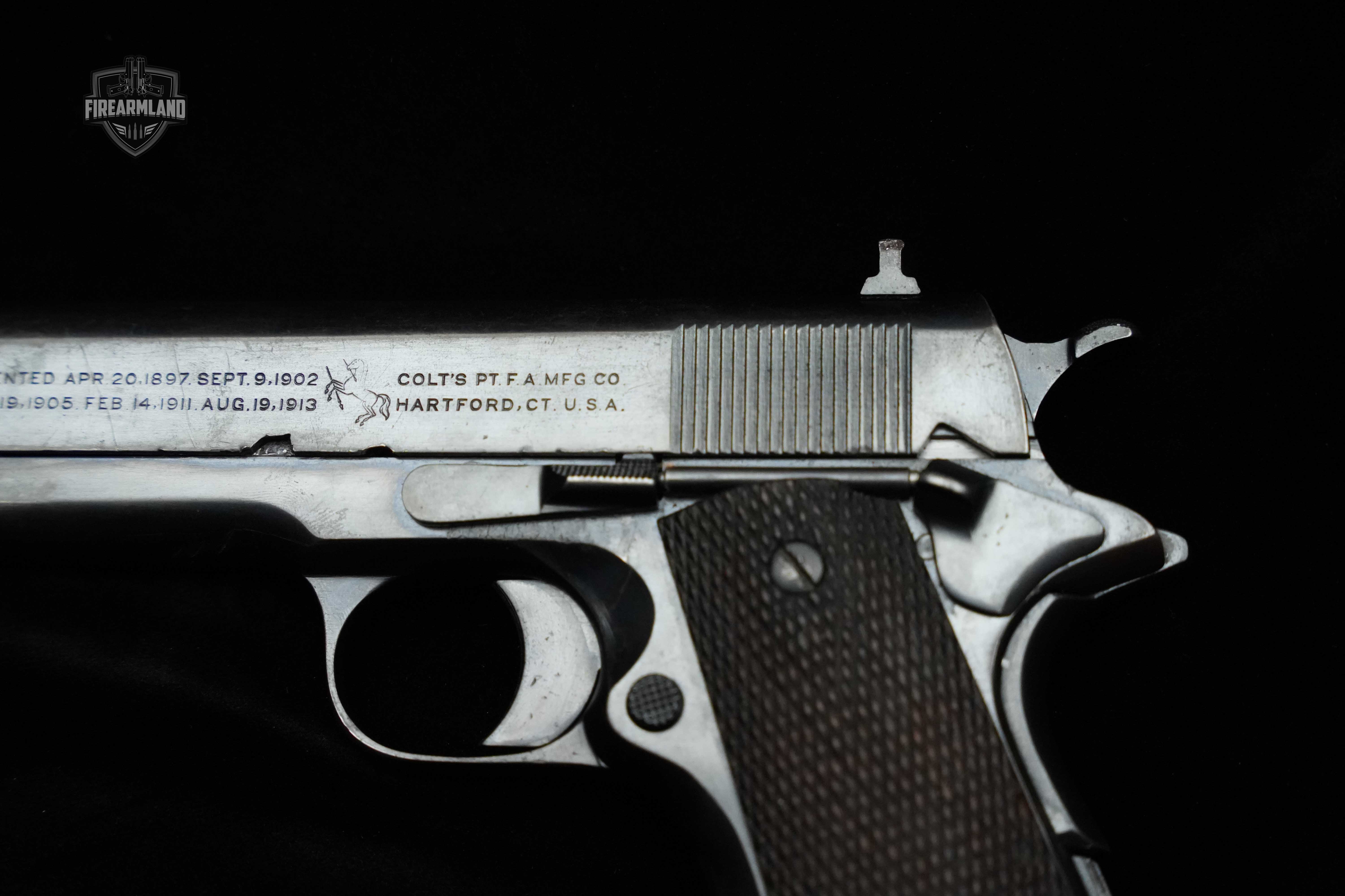 1918 VINTAGE Colt M1911 1911 US ARMY 45ACP Colt 45 ACP M1911 Military ...