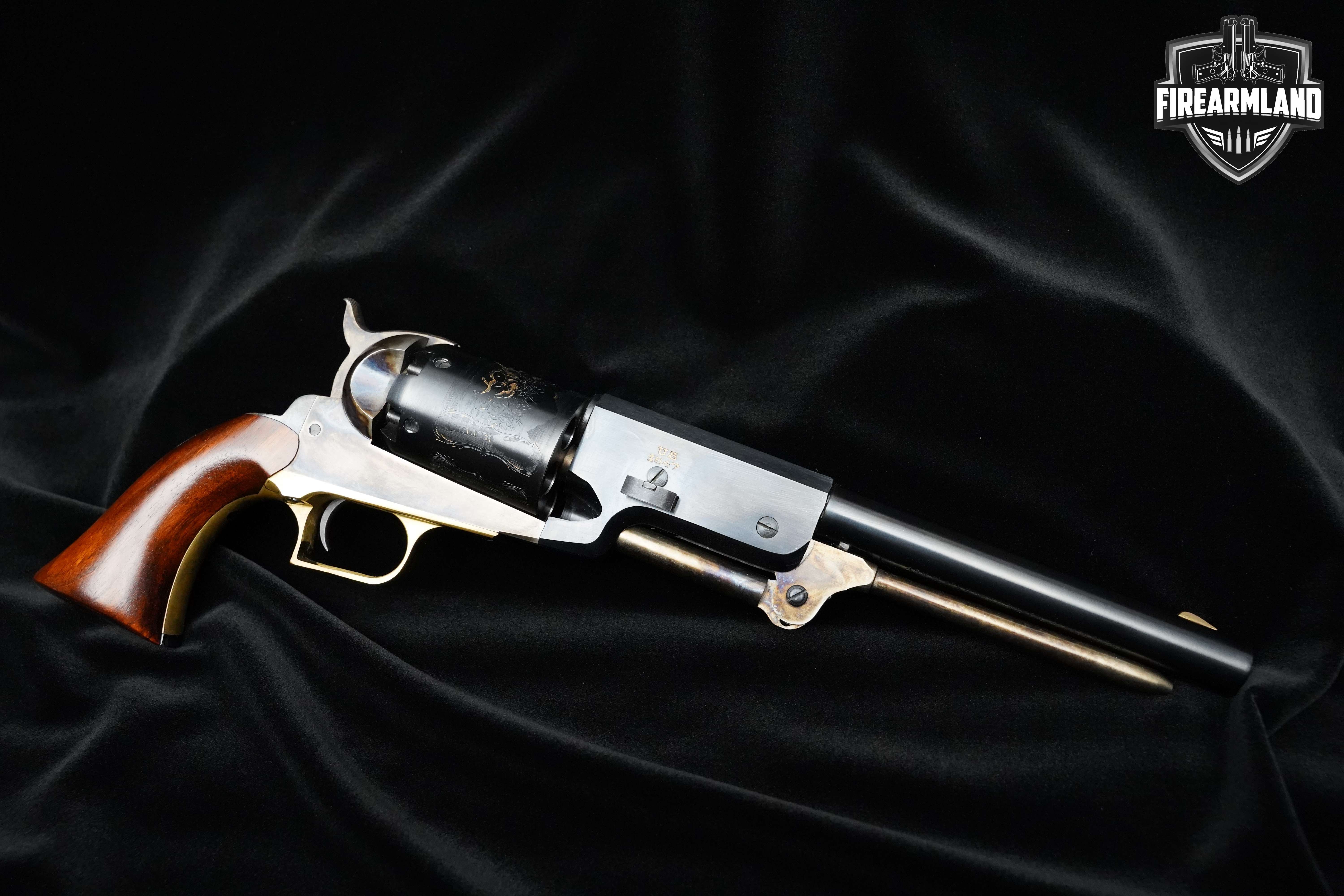 Armi San Marco USMR Model 1847 Walker 44 Black Powder Revolver Colt ...