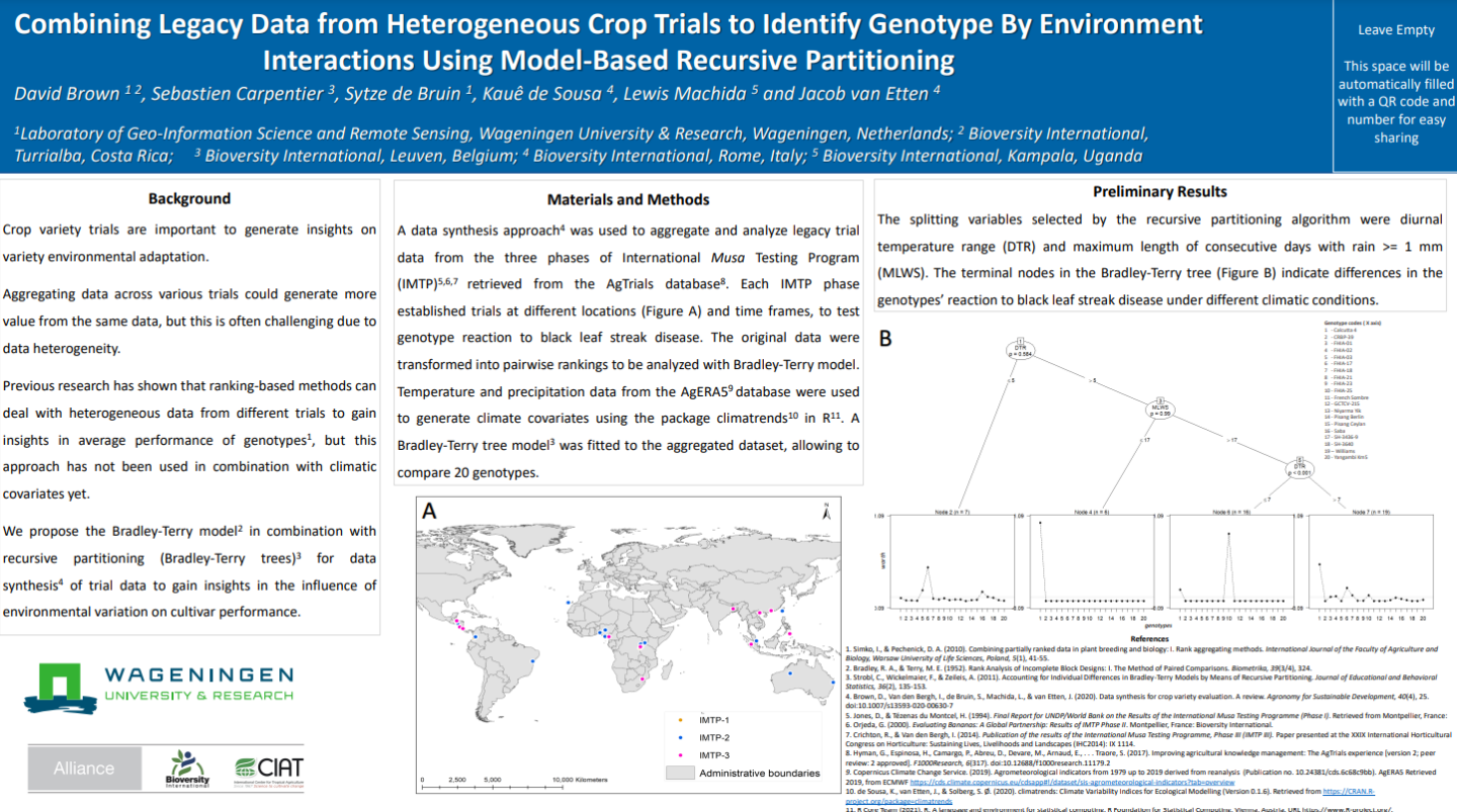 Combining legacy data from heterogeneous crop trials to identify ...