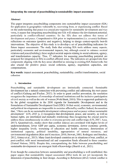 Integrating the concept of peacebuilding in sustainability impact assessment - CGIAR