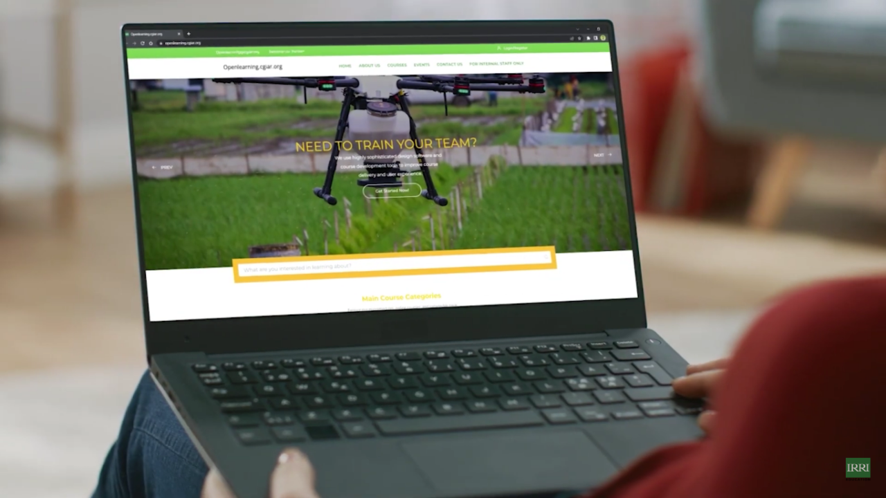 Just Launched: IRRI Launched Open Learning Platform openlearning.cgiar ...