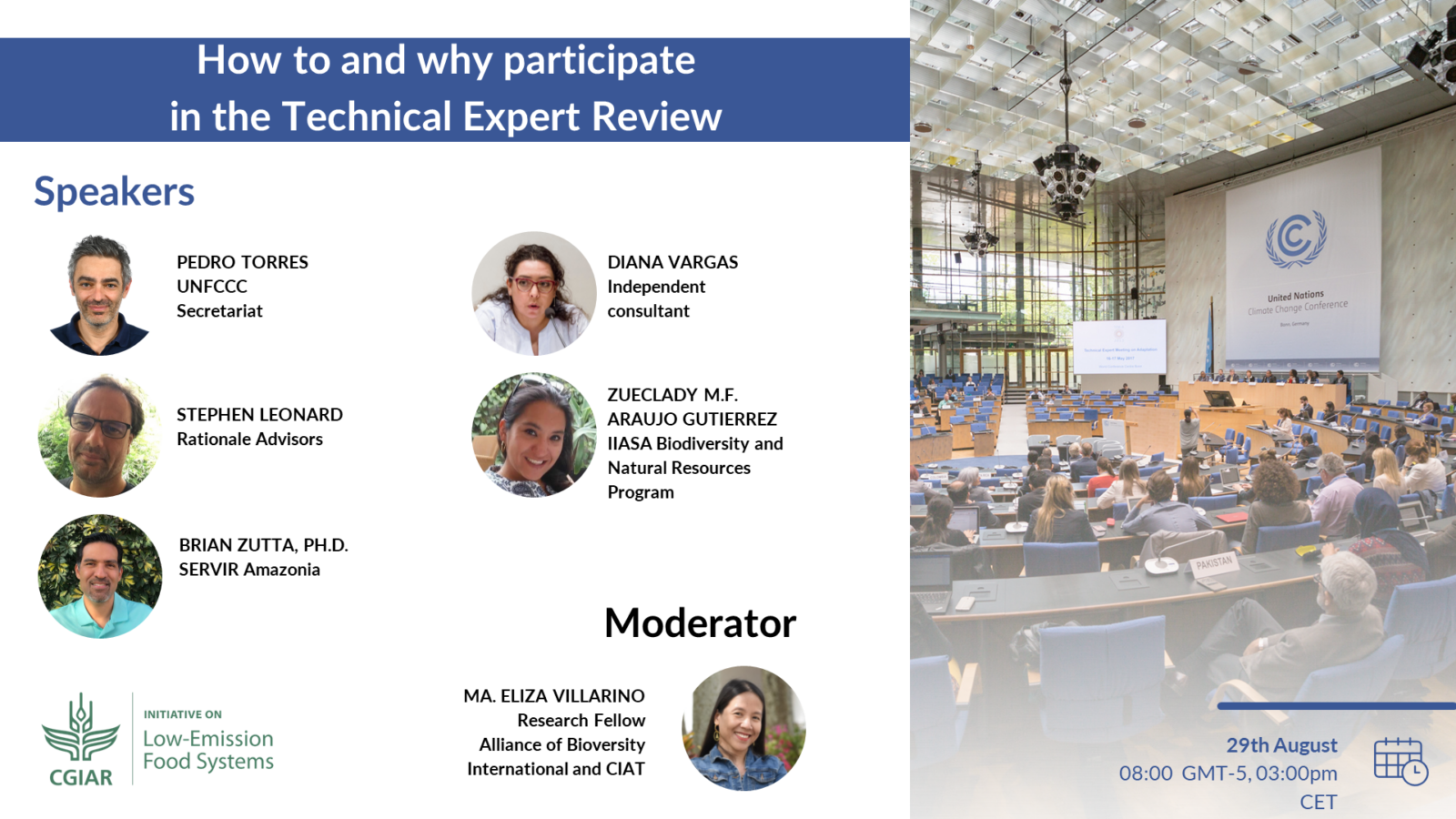 How to and why participate in the Technical Expert Review (webinar) - CGIAR