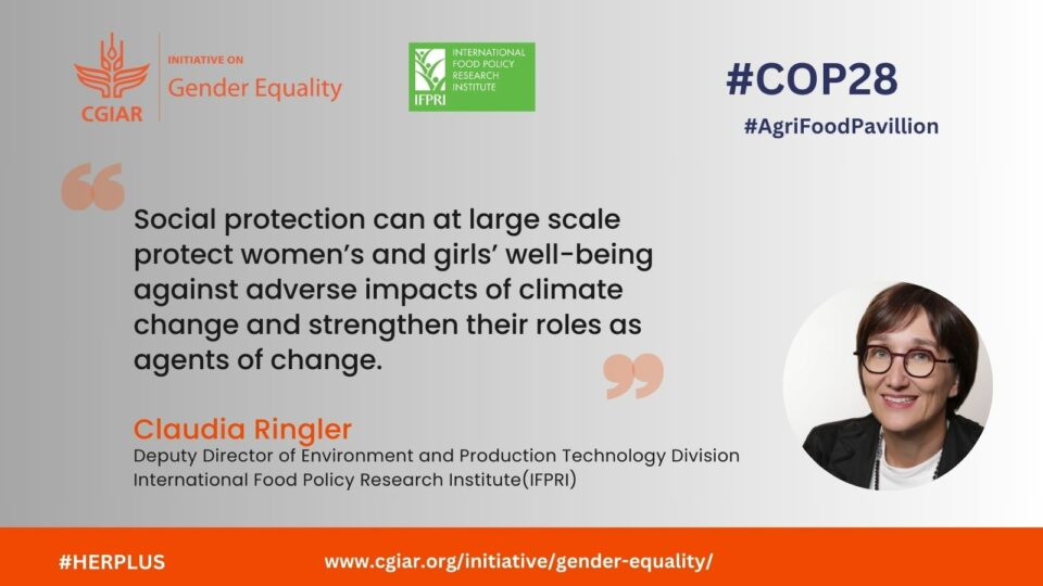 Can social protection promote women’s and girls’ climate resilience? - CGIAR