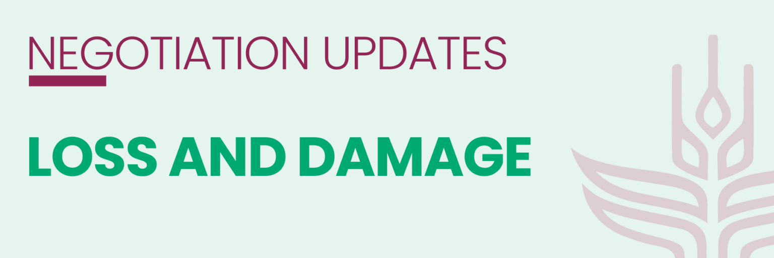 Loss and Damage - COP29 Updates - CGIAR