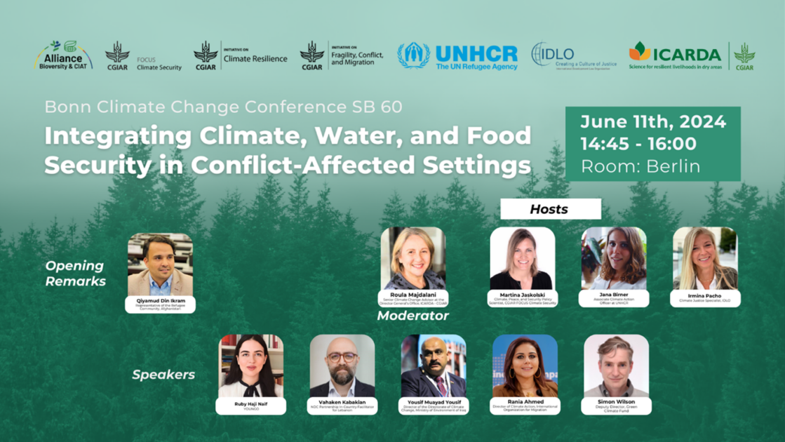 Integrating Climate, Water, and Food Security in Settings Affected by Conflict and Displacement ...