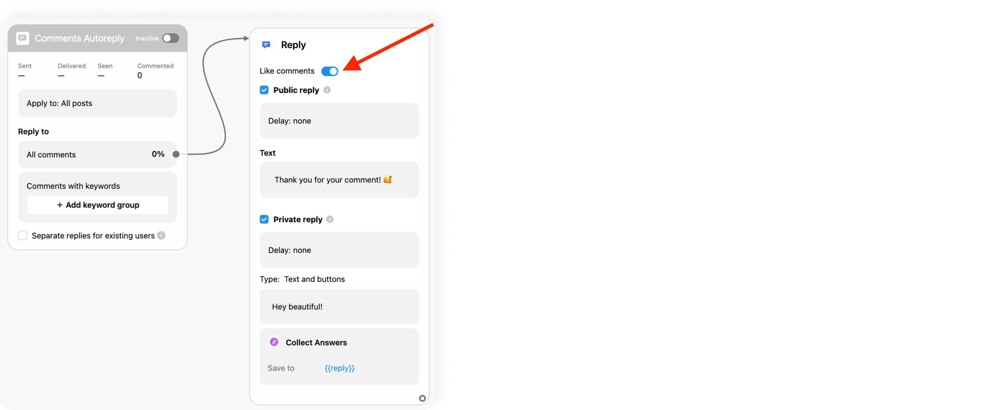 How to set up auto-comment reply on Facebook | Chatfuel Blog