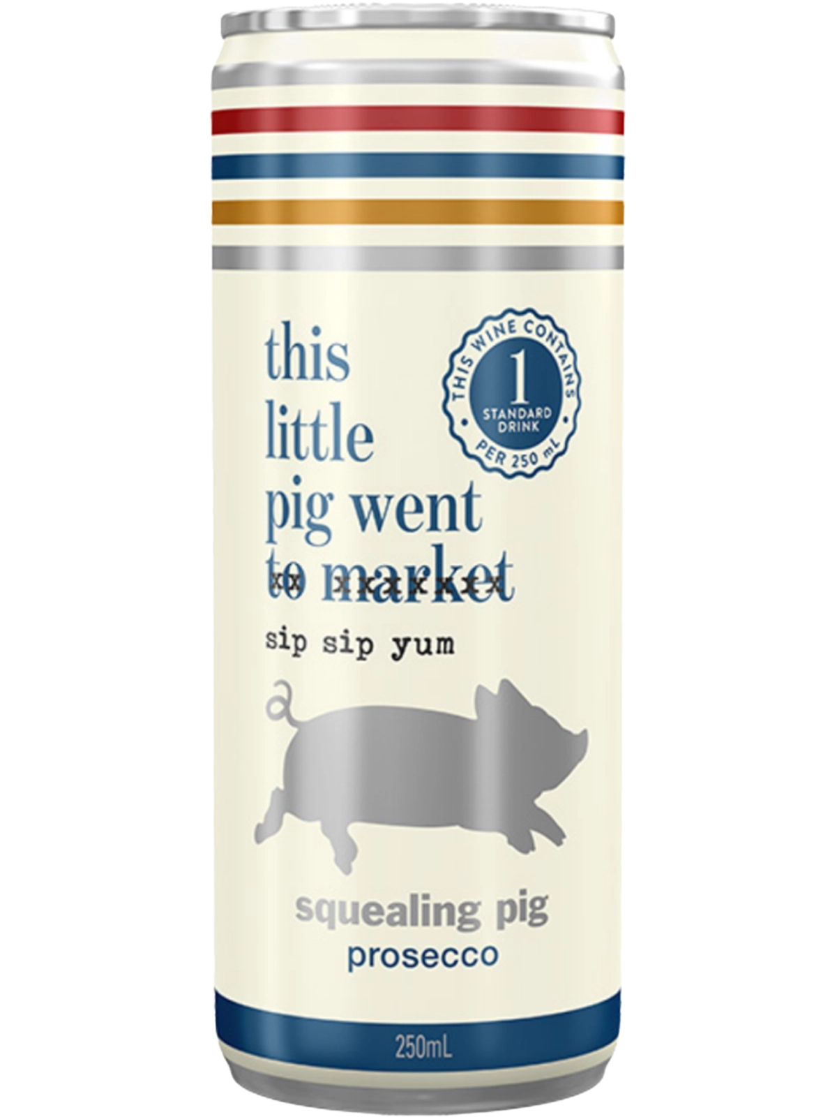 Squealing Pig Prosecco Cans 24 X 250ml