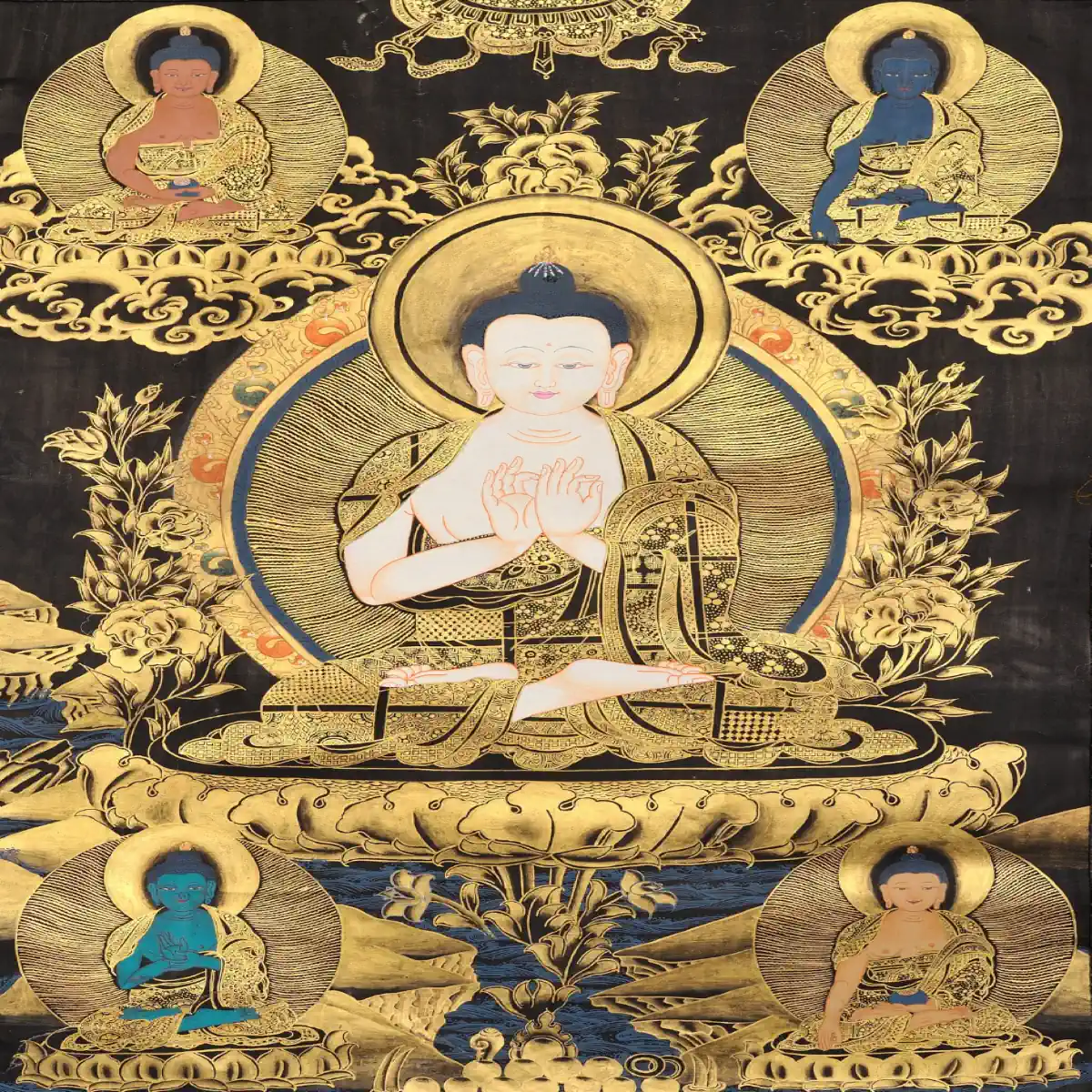 Five Dhyani Buddhas - List | Here There and Everywhere