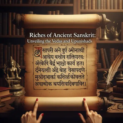 Riches of Ancient Sanskrit: Unveiling the Vedas and Upanishads. - List | Here There and Everywhere