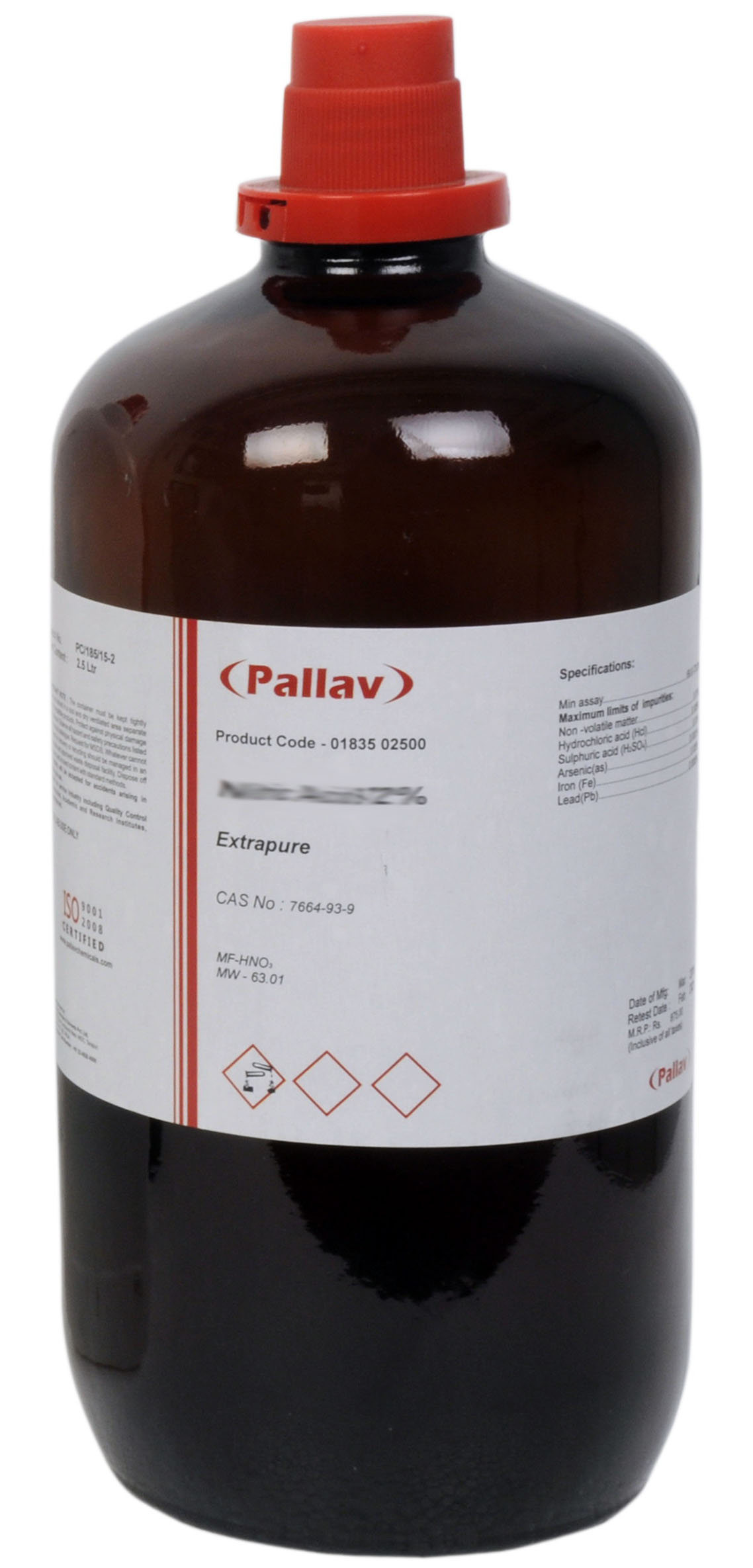 Acetic Anhydride Bottle