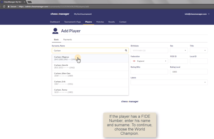 How to prepare a chess tournament - ChessManager: Blog