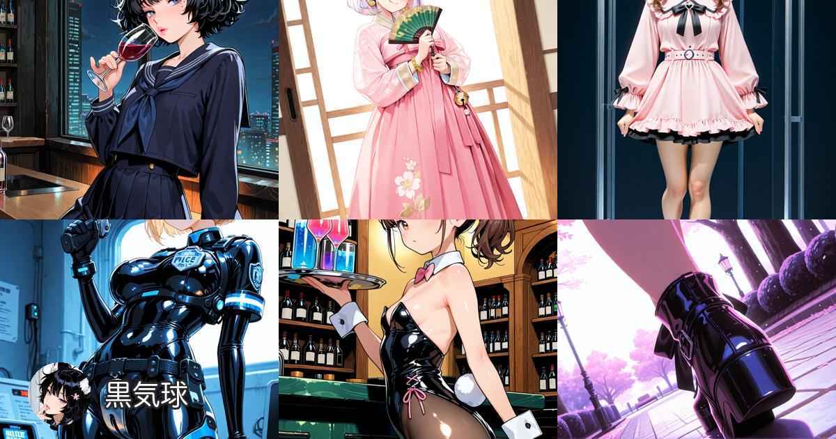 黒気球 | chichi-pui（ちちぷい）AI画像専用の投稿＆生成サイト