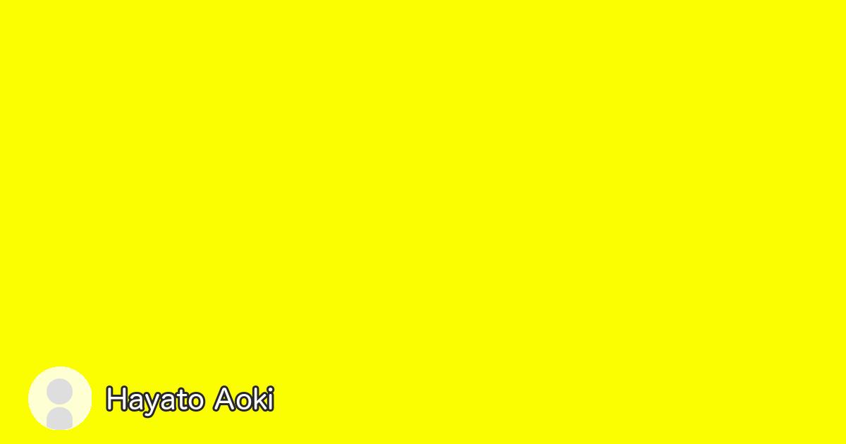 Hayato Aoki | chichi-pui（ちちぷい）AI画像専用の投稿＆生成サイト