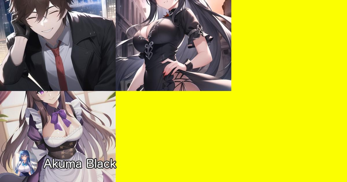 Akuma Black | chichi-pui（ちちぷい）AI画像専用の投稿＆生成サイト