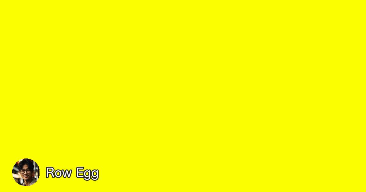 Row Egg | chichi-pui（ちちぷい）AI画像専用の投稿＆生成サイト