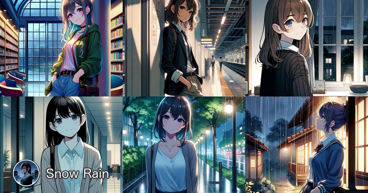 Snow Rain | chichi-pui（ちちぷい）AI画像専用の投稿＆生成サイト