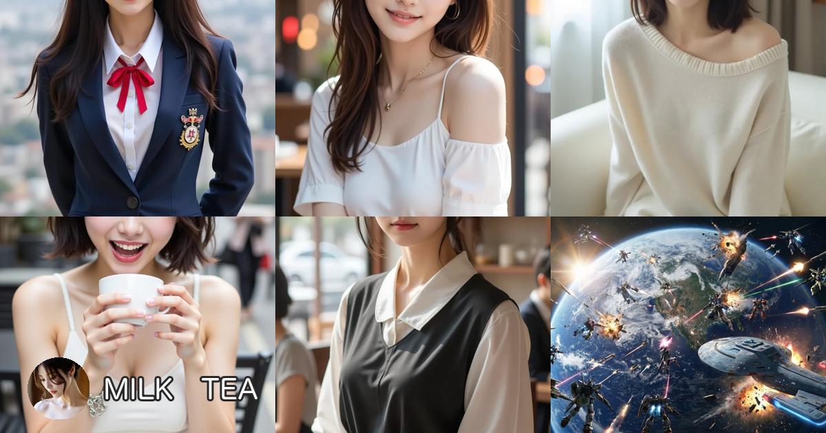 MILK TEA | chichi-pui（ちちぷい）AI画像専用の投稿＆生成サイト