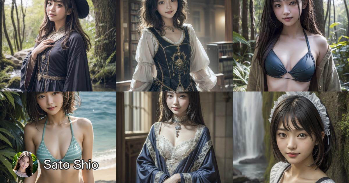 Sato Shio | chichi-pui（ちちぷい）AI画像専用の投稿＆生成サイト