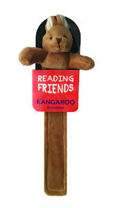 Kangaroo Reading Friends Plush Bookmark (RF006)