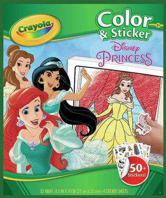 Princess JASMINE Crayola GIANT COLOR BY NUMBER Disney