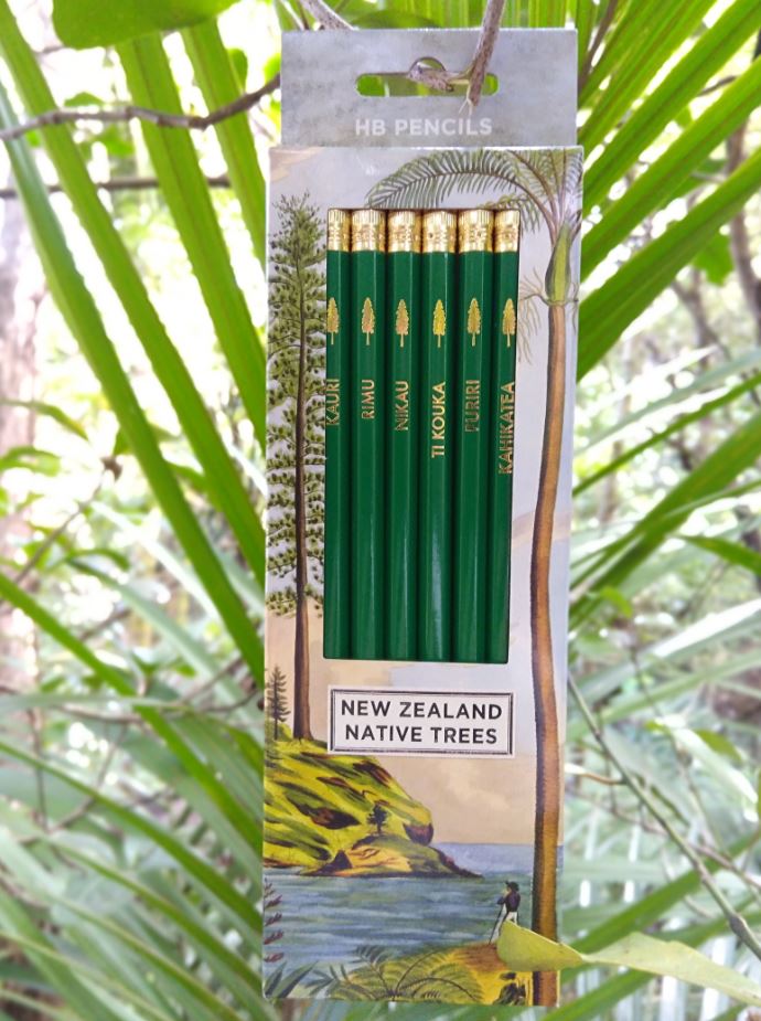 Pencils - NZ Native Trees (HB 6 Pk)