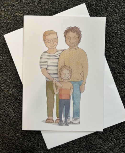 Two Father Family (Card)