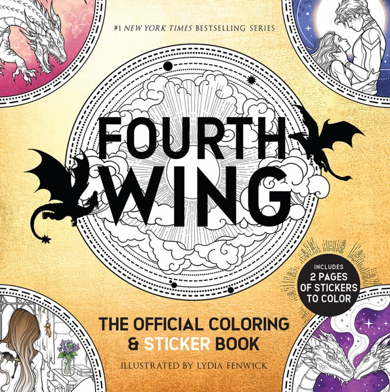 Fourth Wing The Official Coloring & Sticker Book