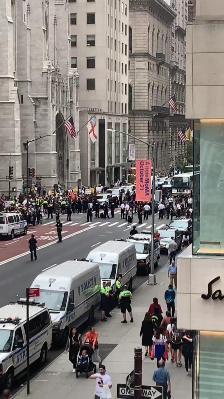 ICE Protesters Marching in Midtown in Midtown, Manhattan | Citizen ...
