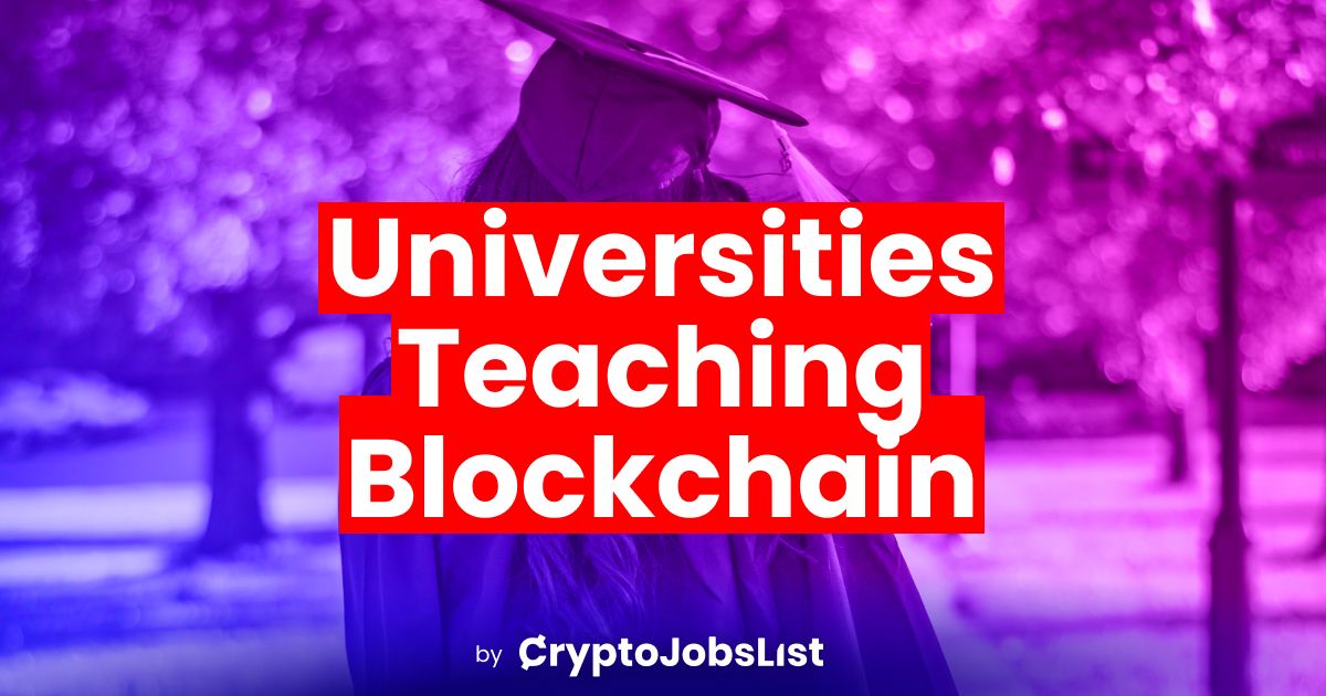13 Blockchain Degree Programs And Cryptocurrency Courses 2025