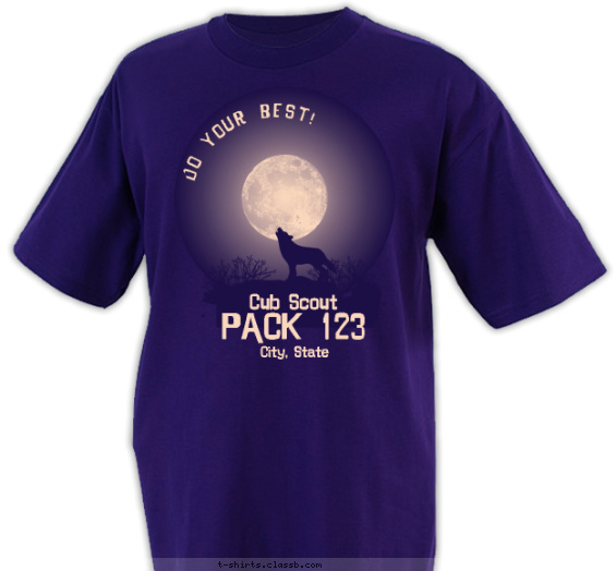 Cub Scout™ Pack Design » SP3541 Realistic Moon Pack