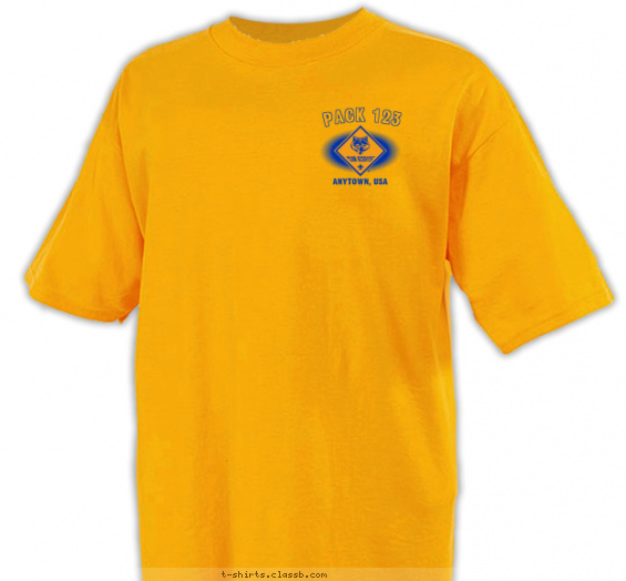 Cub Scout™ Pack Design » SP433 Cub Logo Crest with shading