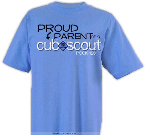Cub Scout™ Pack Design » SP4481 Proud Parent of a Cub Scout