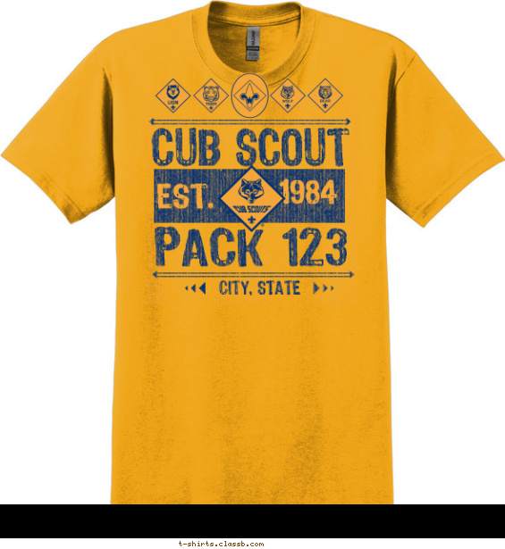 Cub Scout™ Pack Design » SP5370 Established Cub Scout Pack