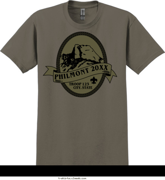 Philmont / High Adventure Design » SP608 Philmont Oval