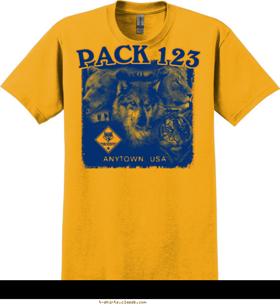 Cub Scout™ Pack Design » SP8533 Spirit of the Pack! Design