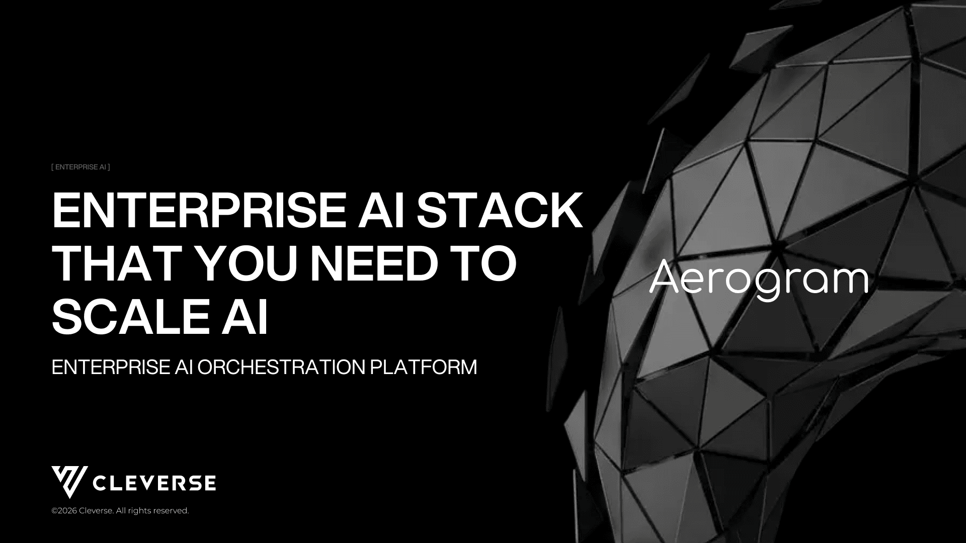 Enterprise AI Stack that You Need to Scale AI