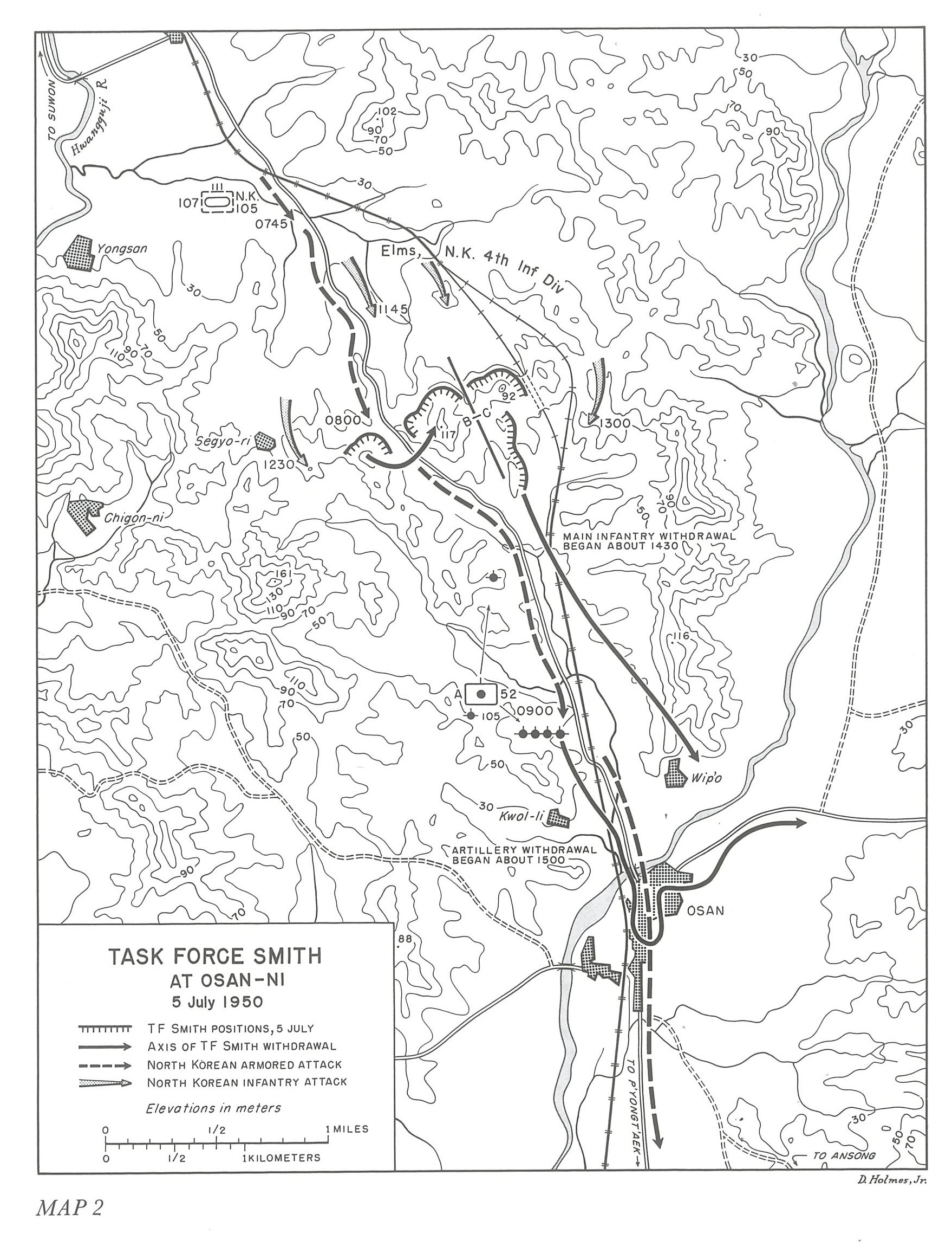Task Force Smith Historic Trail - Battle of Osan - Clio