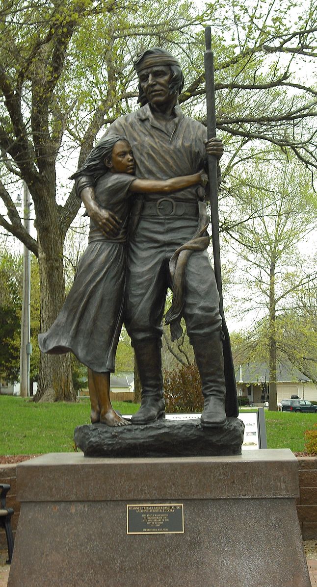 Chief Paschal Fish and Eudora Statue - Clio