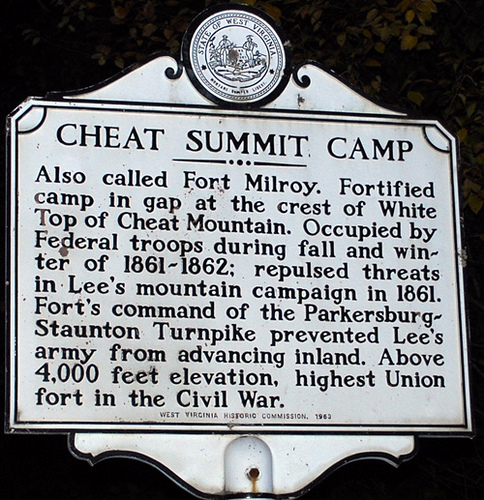 Cheat Summit Fort 1861-1862 - Clio