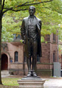 Nathan Hale Statue, Yale - Clio